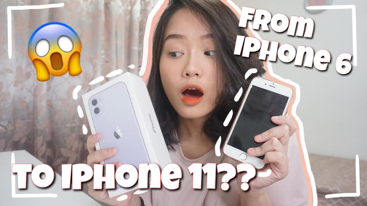 Unboxing my Iphone 11 from Iphone 6 | Simple Comparison - YouTube