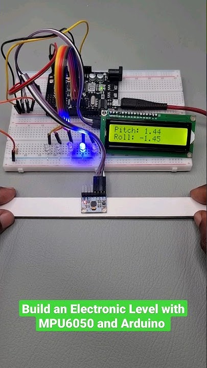 Build an Electronic Level with MPU6050 and Arduino 🎚️🪛😲 #diy #electronic #arduino #shorts #howto ...