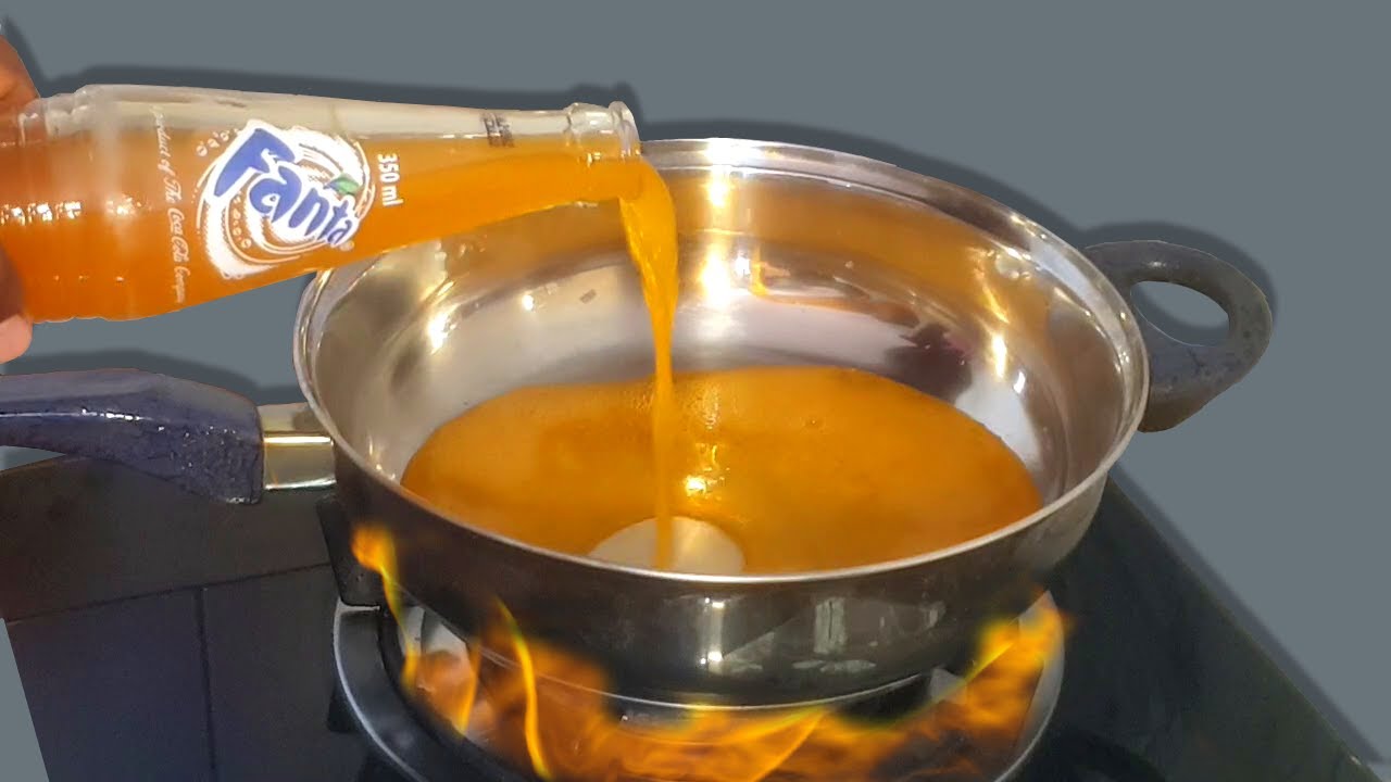 Watch What Happens when you remove water from Fanta - YouTube