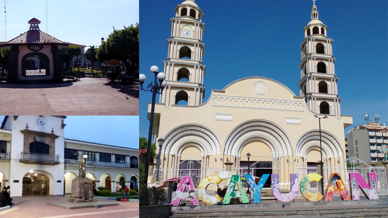 El parque de acayucan por el día y la noche - YouTube