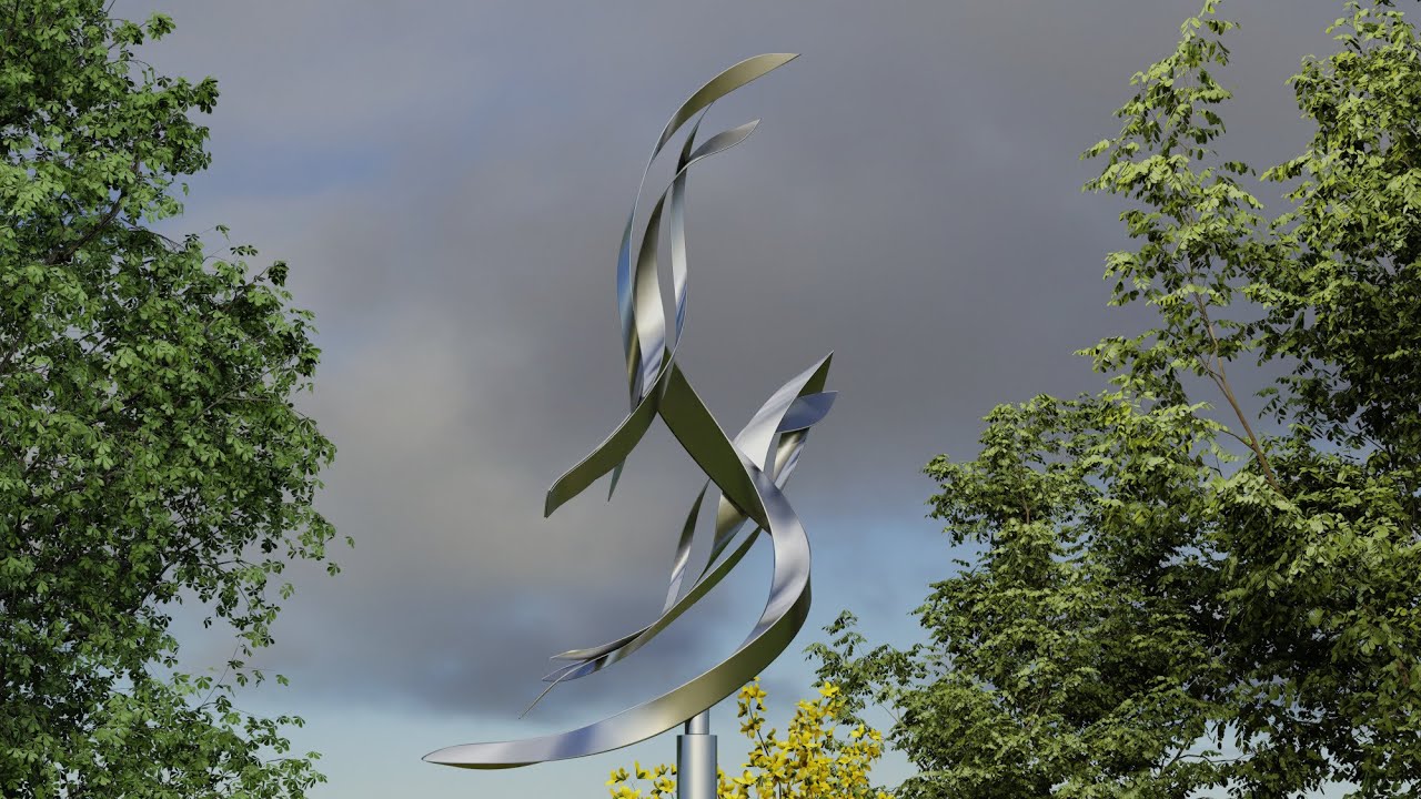 Pacific Flyway - Kinetic Sculpture Design for Step Up King City - YouTube