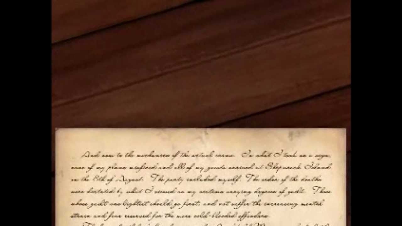 And Then There Were None Walkthrough - Original Ending - YouTube