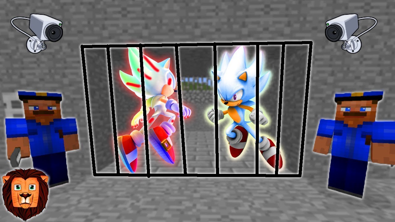 HYPER SONIC Y HYPER SONIC.EXE PRESOS (MINECRAFT PRISON ESCAPE ...