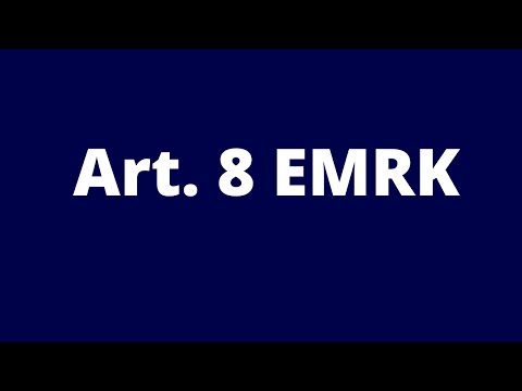 Art.  8 EMRK