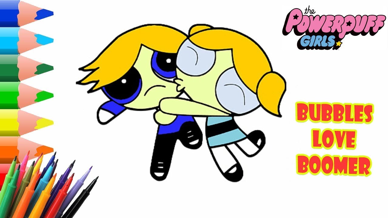 Powerpuff Girls Bubbles And Boomer In Love