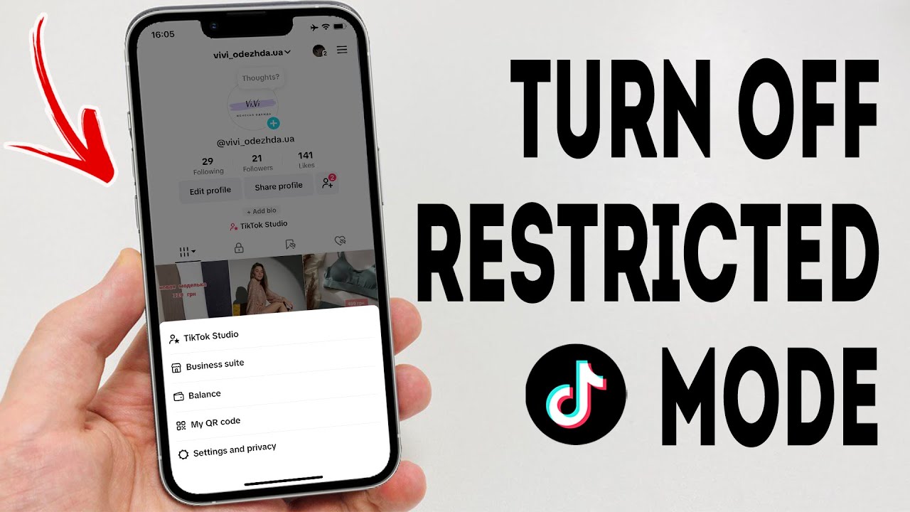 How To Turn Off Restricted Mode On Tiktok - Full Guide - YouTube