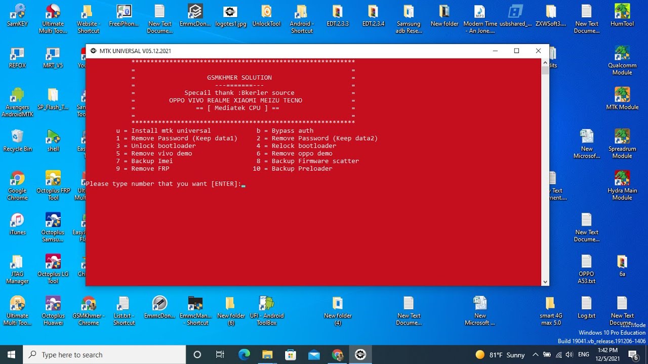 How to Install MTK UNIVERSAL V05.12.2021 - YouTube