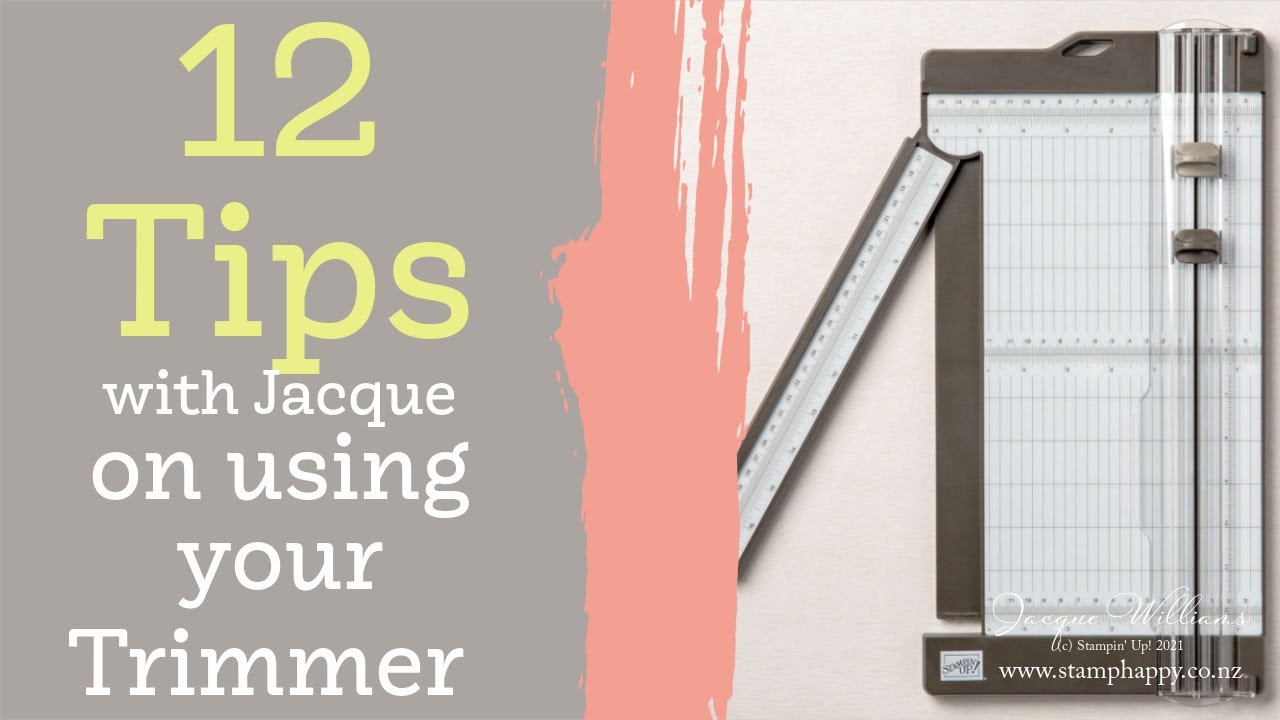 12 Tips for Using Your Trimmer! How to Cut Straight, Use Your Rulers ...