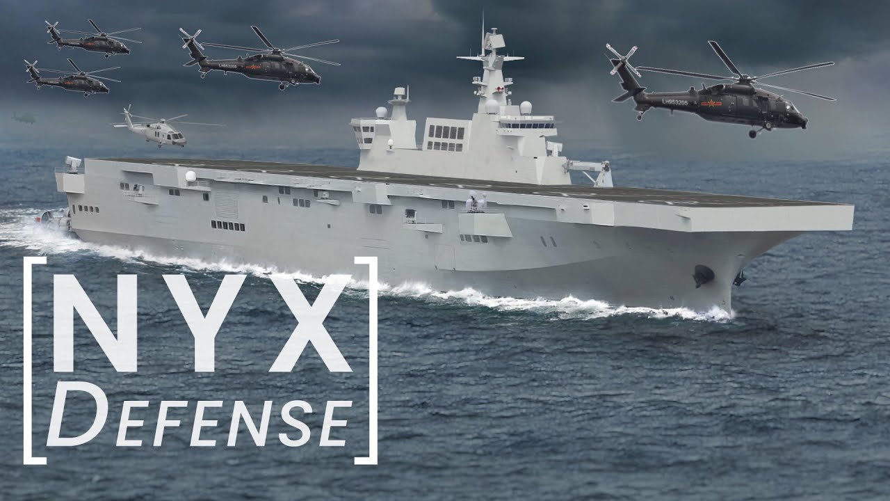 Type 075 Landing Helicopter Dock (LHD) of Chinese Navy | Yushen-Class ...