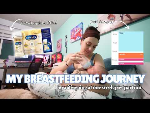 MY BREASTFEEDING JOURNEY | cluster feeding, lactation consult, let down, milk supply, essentials