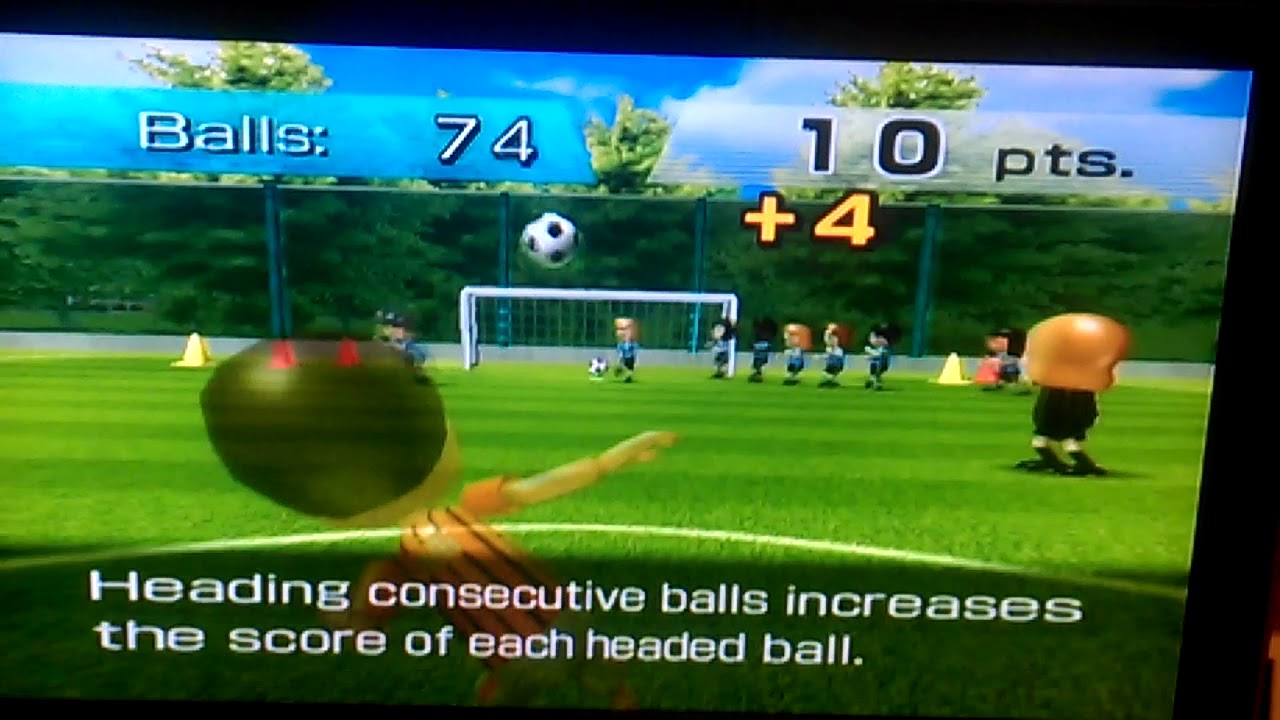 Luke gets perfect score on Wii Fit Plus Soccer!! - YouTube