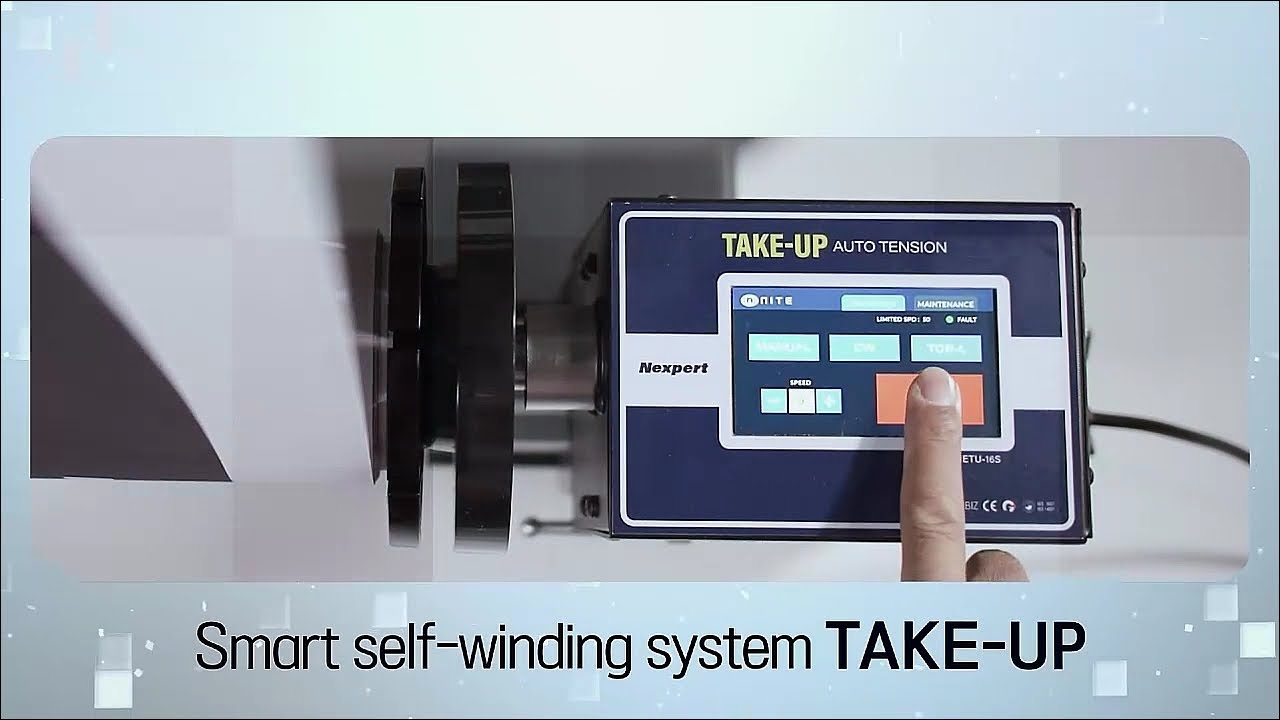 대형 와이드 프린터용 테이크업 시스템 / Take-up system - YouTube