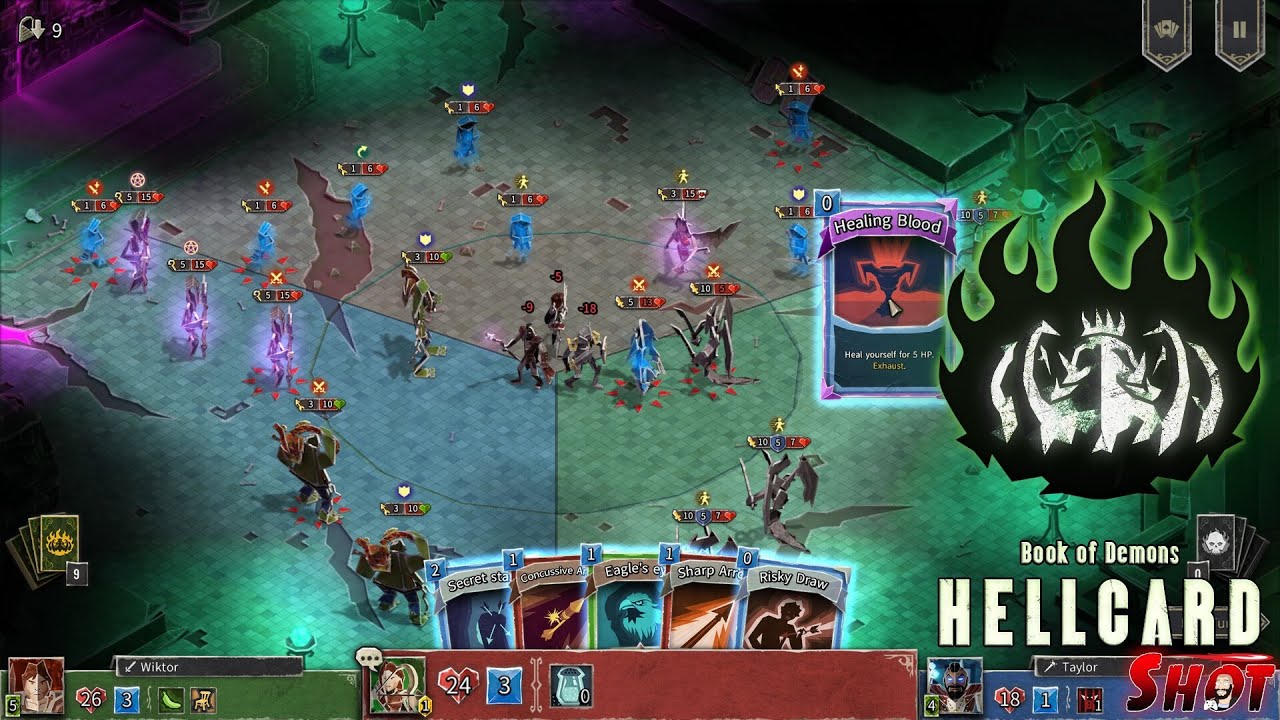 Book of Demons : Hellcard ... in uno SHOT! - YouTube