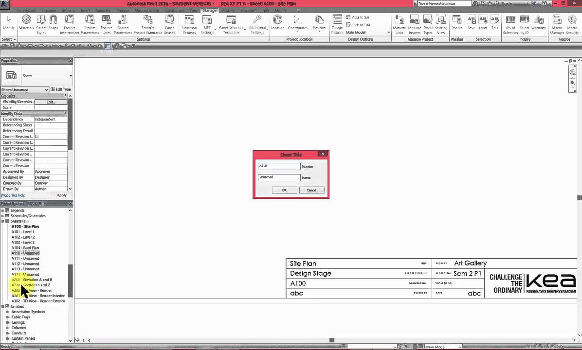 Revit - P1 - Part 21 - Concrete Building - Sheets - YouTube