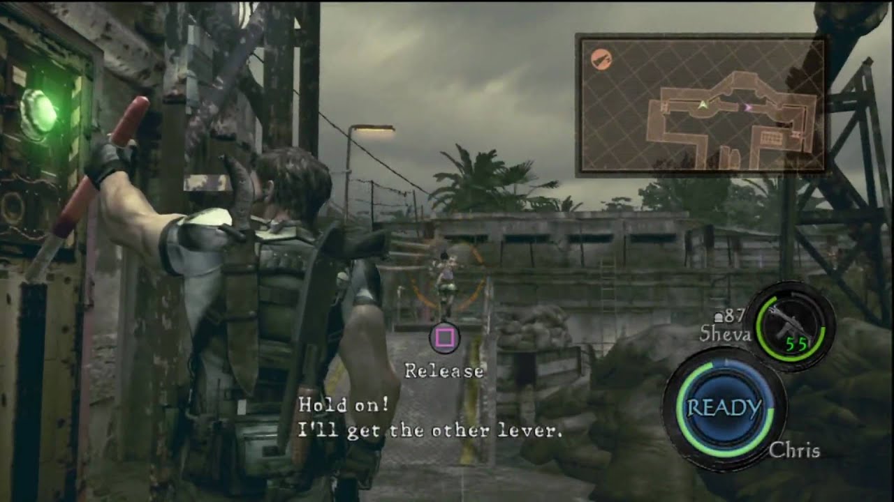 Resident Evil 5 HD Chapter 3-3 (Start) Oil Field - Drilling Facilities ...