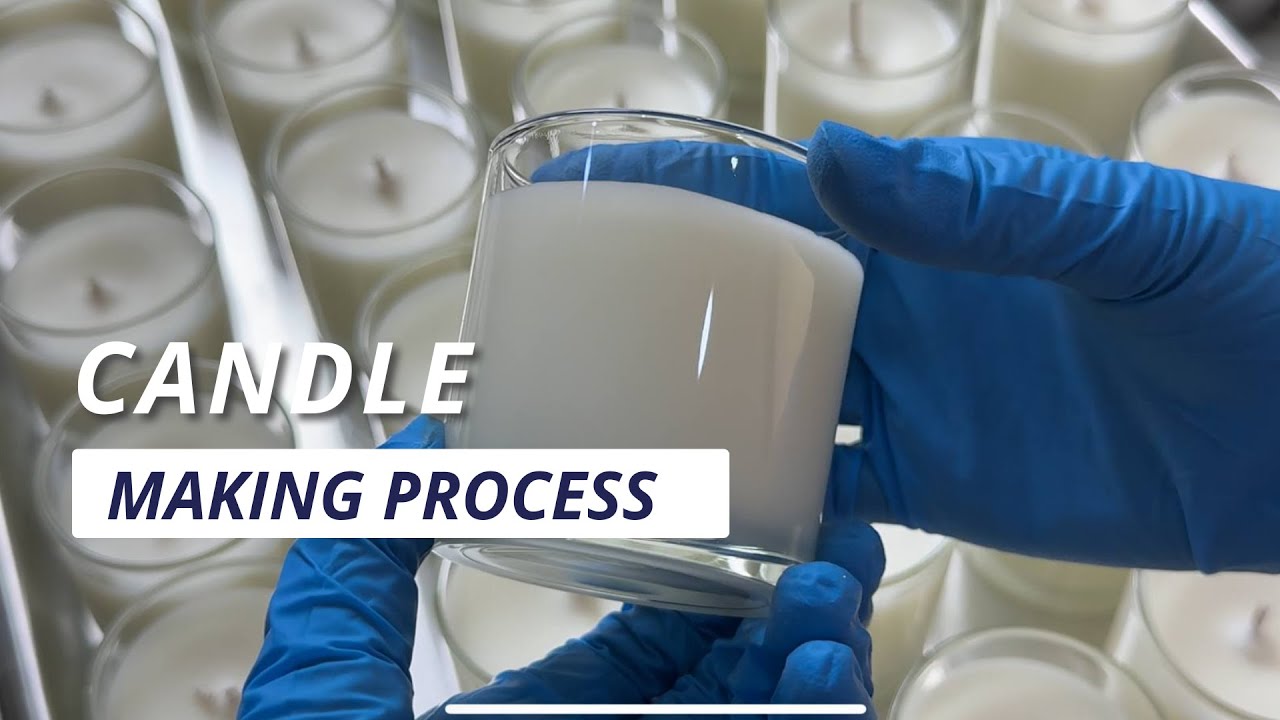 Candle Making Process : ขั้นตอนการผลิตเทียนคุณภาพดี - YouTube
