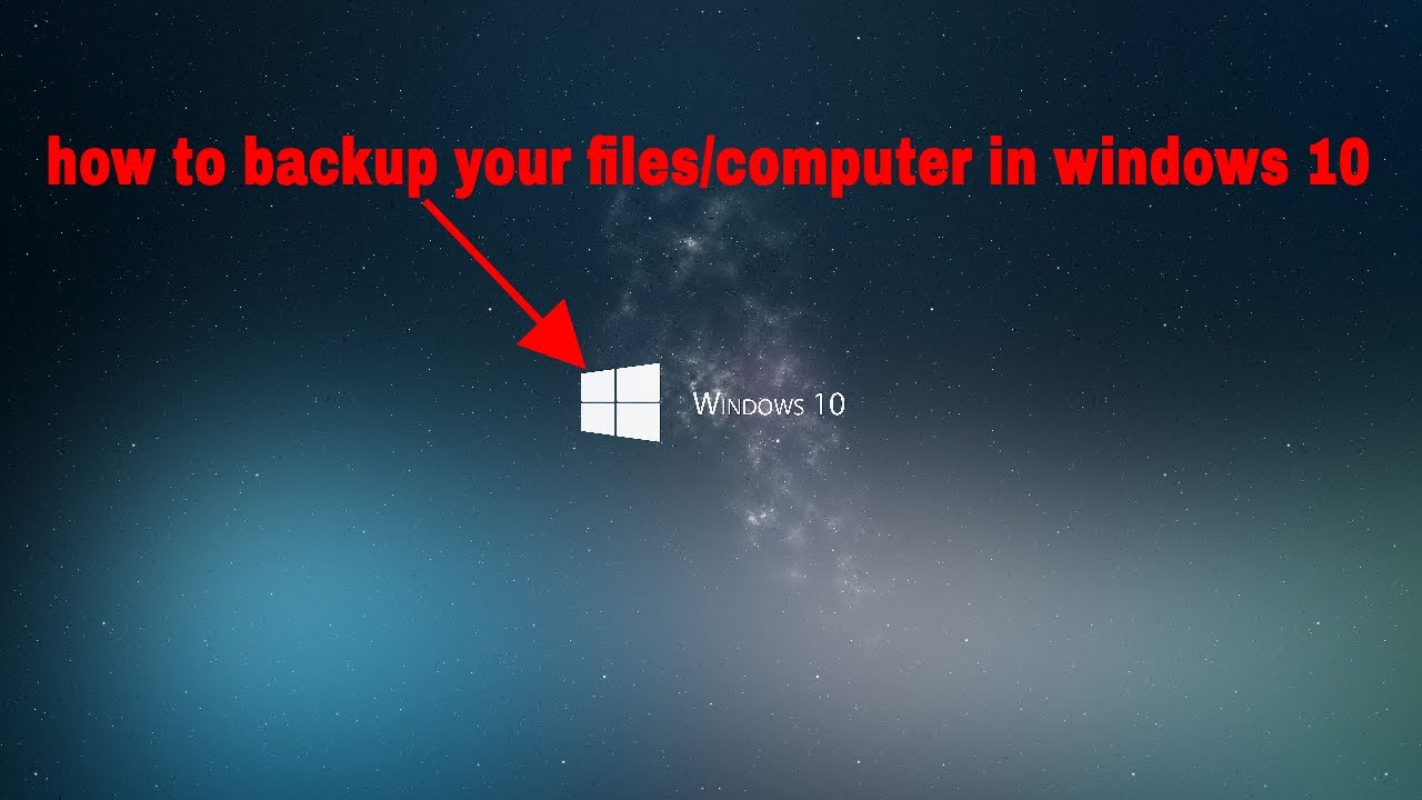 how to backup your computer/files in windows 2019 - YouTube