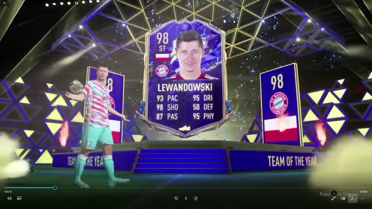 Robert Lewandowski TOTY - YouTube