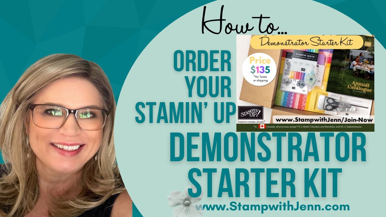 How to Order Your Stampin' Up! Demonstrator Starter Kit - YouTube