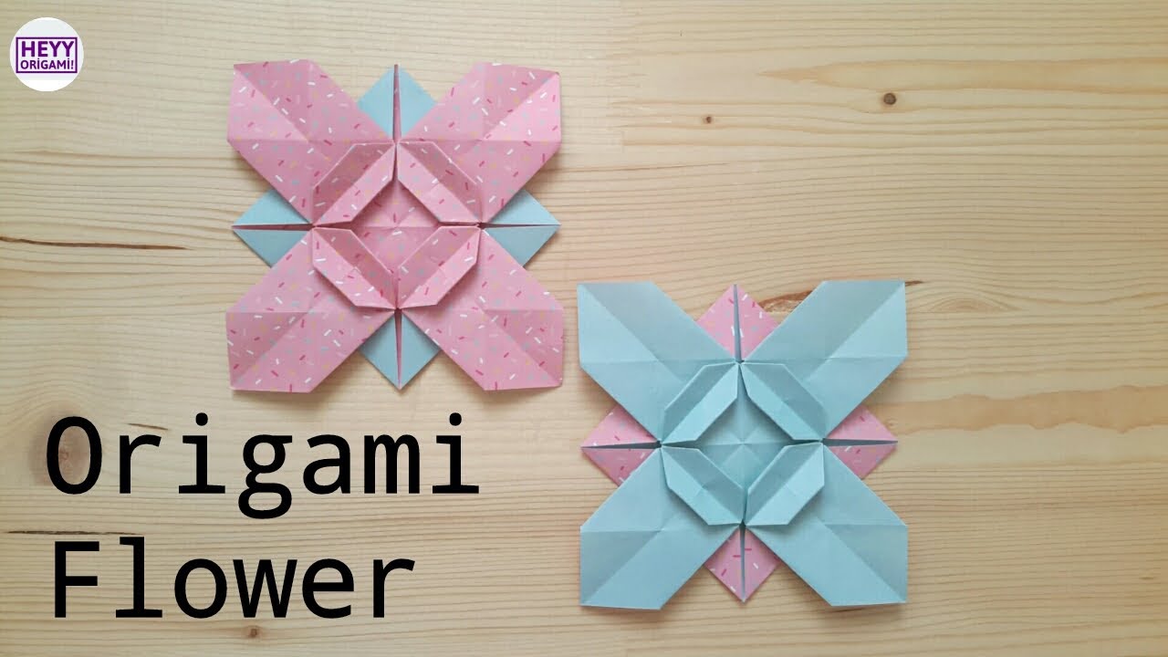 Origami Flower Tutorial - YouTube