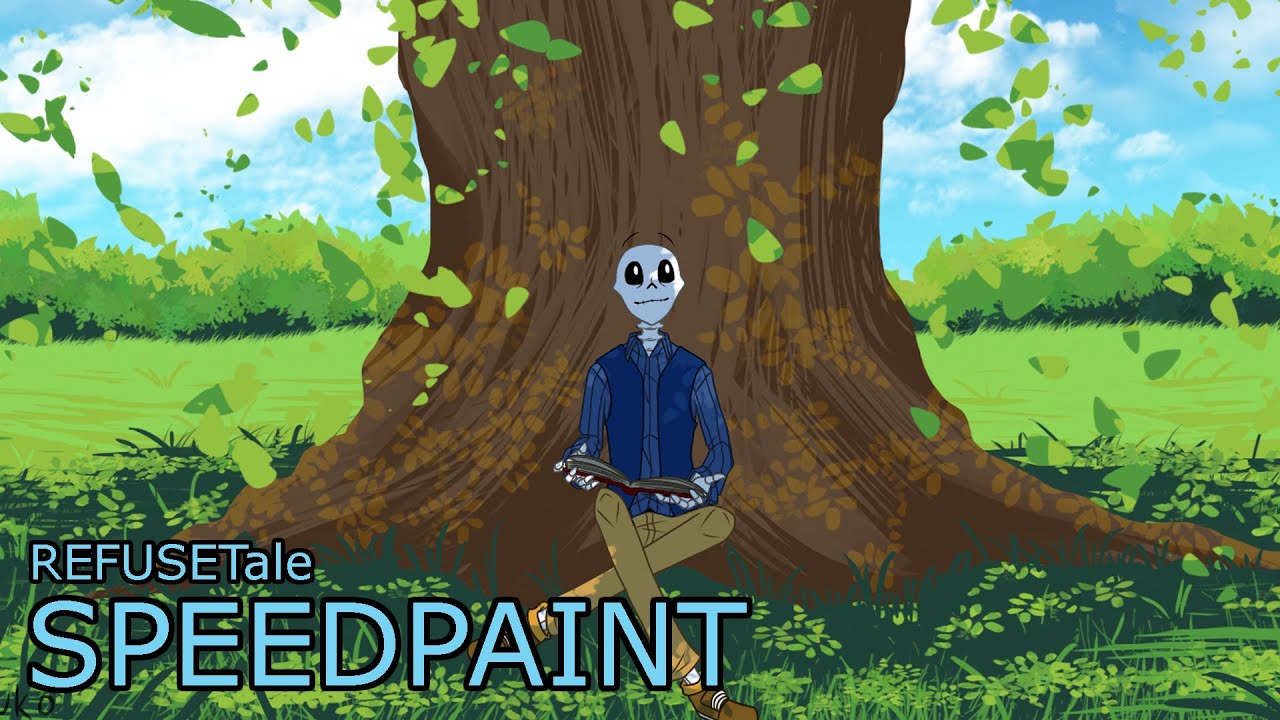 LIFE IS AN OPEN BOOK【UNDERTALE AU REFUSETALE SPEEDPAINT】 - YouTube