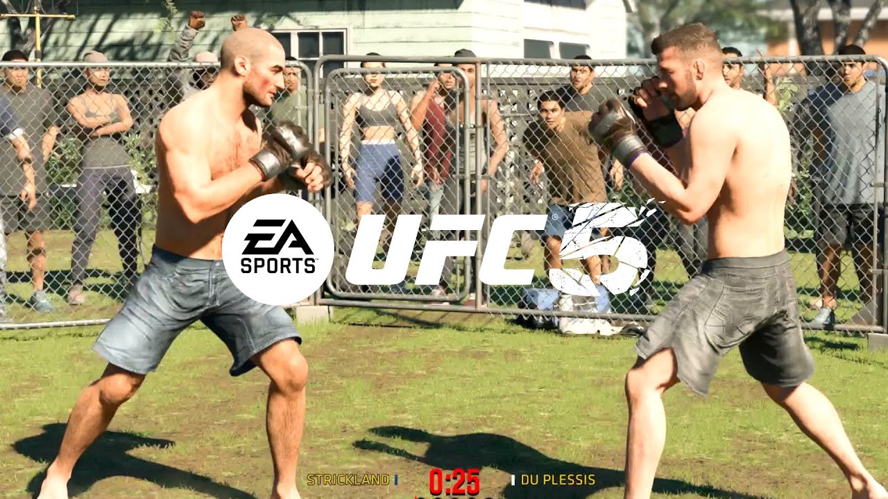 UFC 5 - *BACKYARD BRAWL* - Sean Strickland Vs Dricus Du Plessis FULL ...