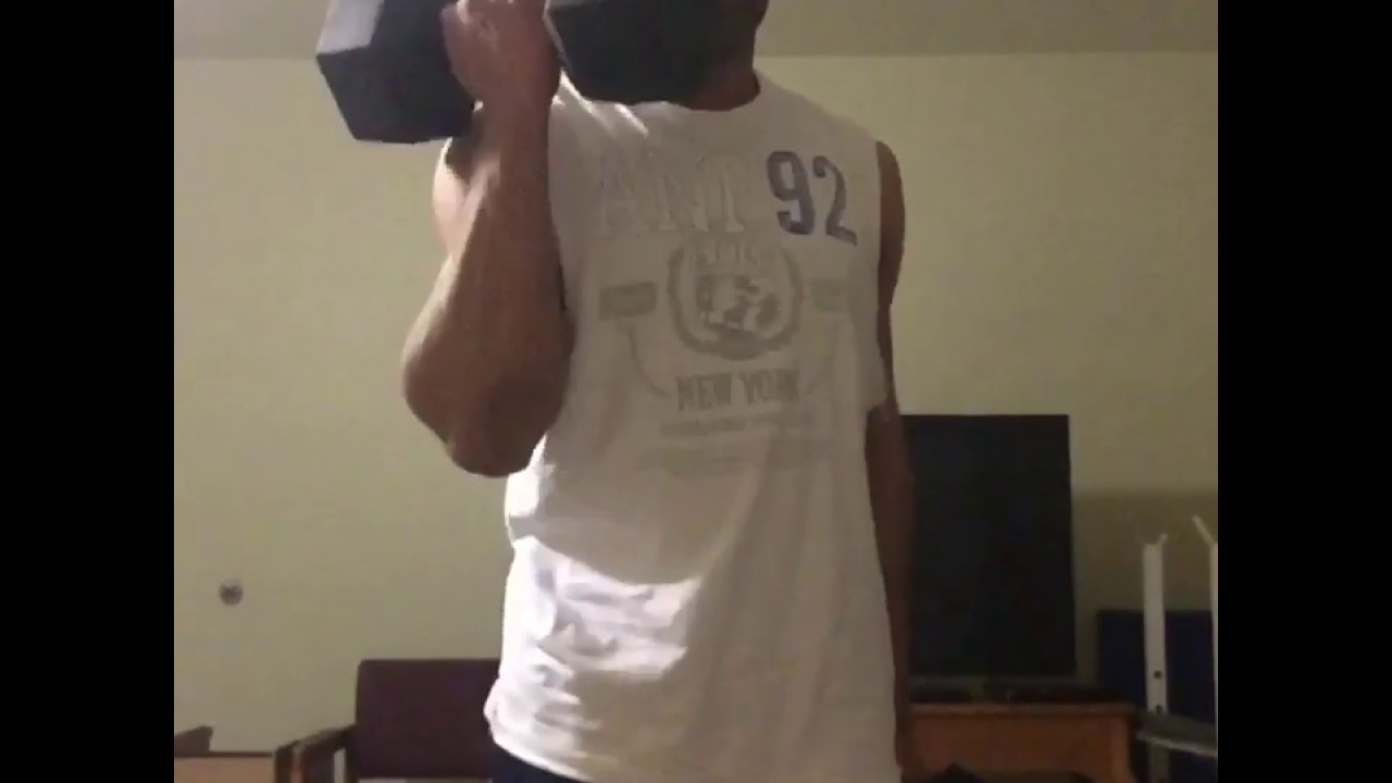 Dumbbell Curl Ups 10 Reps! - YouTube