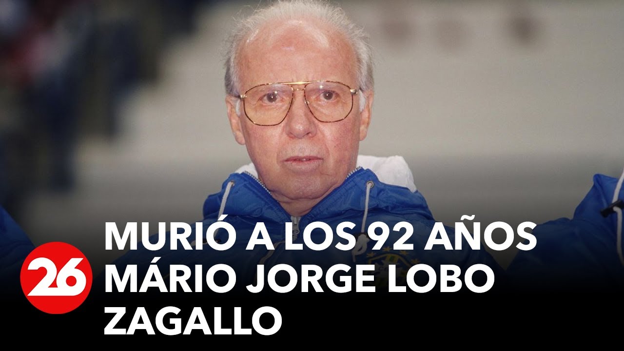 Murió a los 92 años Mário Jorge Lobo Zagallo, leyenda del fútbol brasileño | Videos | Canal26.com