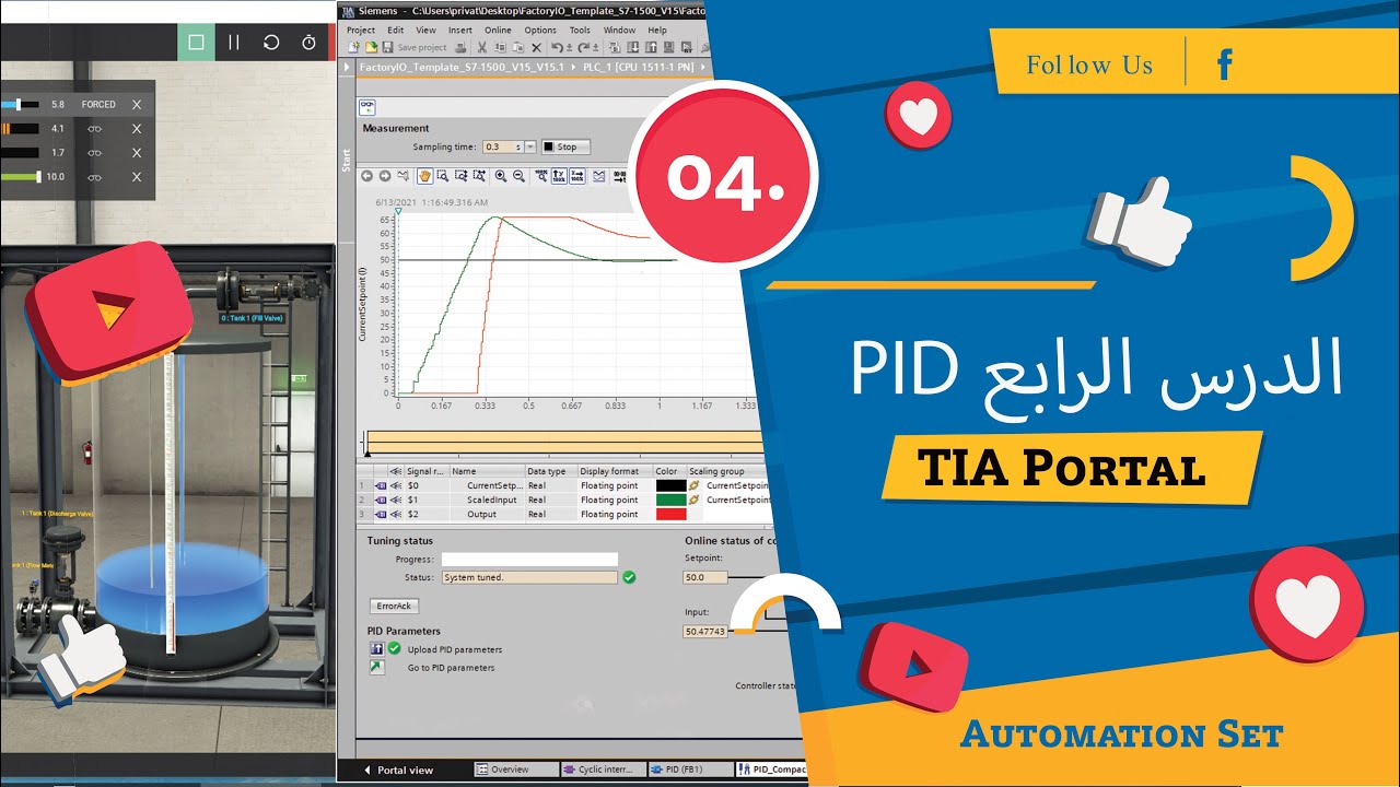 PID Course Tia portal Part 4: PID_3Step / PID_Temp - YouTube