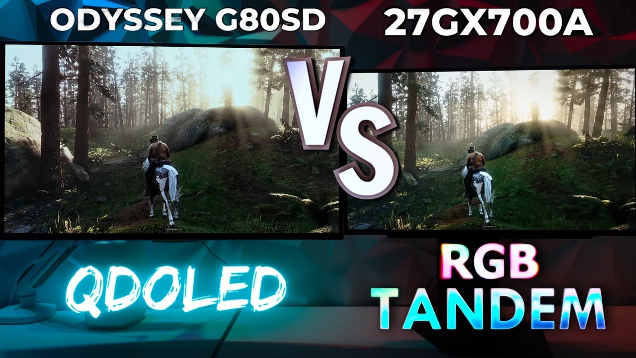 The ULTIMATE Gaming Display Showdown QDOLED Vs RGB TANDEM OLED - YouTube