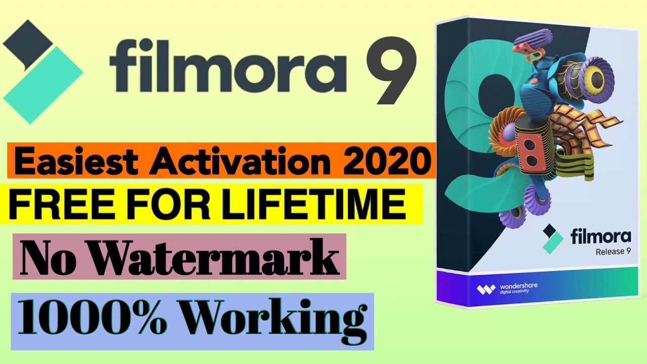 How to Activate Filmora 9 for Lifetime 2020 | Filmora 9 Download Full ...