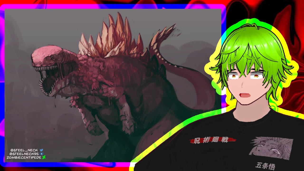 SORA REACCIONA A FOUND FOOTAGE de GODZILLA | Living With Monster - YouTube
