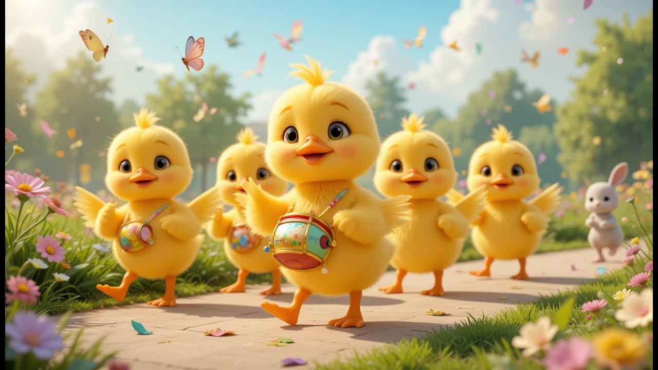 Waddle Waddle Ducks Parade | Fun Animal Rhyme for Kids | Sing Along ...