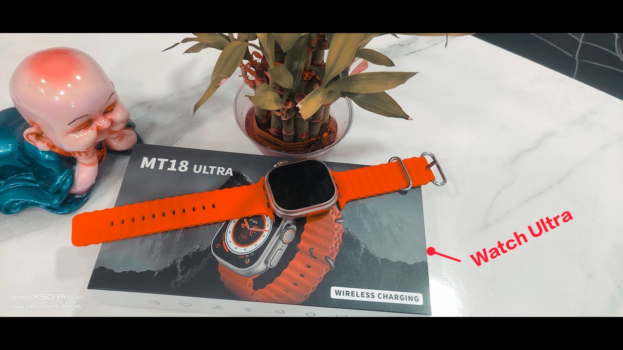 💥MT18 ultra smartwatch with Apple logo unboxing, Review💥#smartgadgets# ...