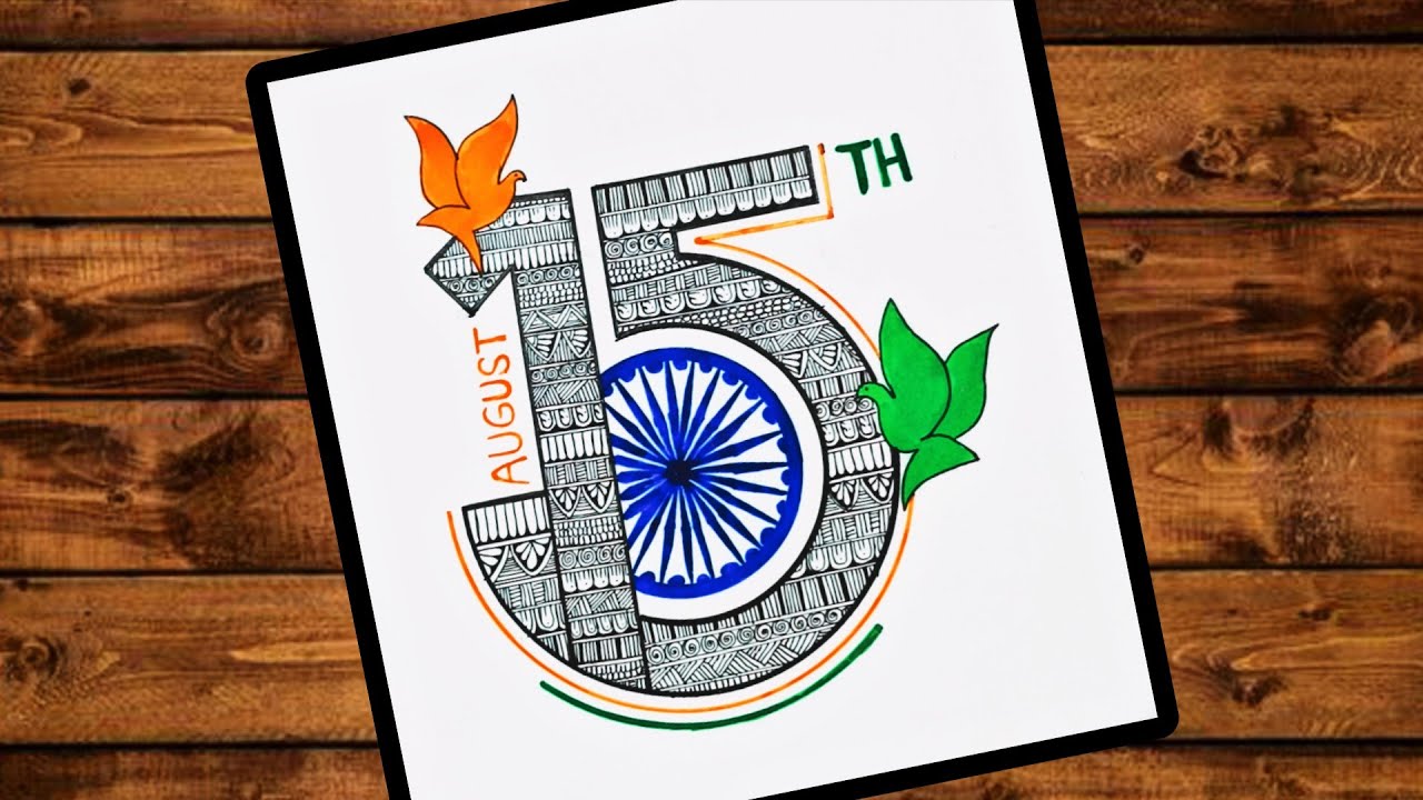 Independence Day Mandala | 15 August Mandala Art 2025 - YouTube