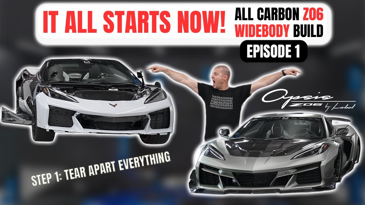 WORLD'S WILDEST C8 Z06 w/Pagani Carbon Fiber Widebody Build! We're ...