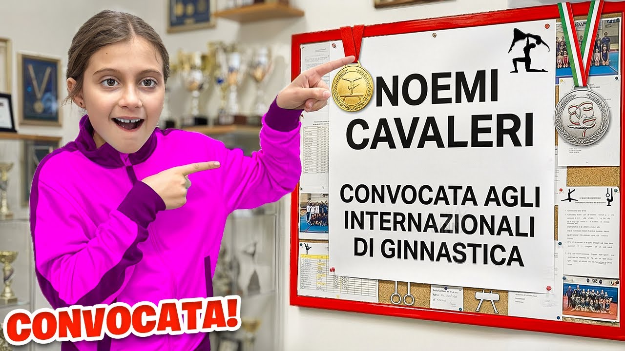 CONVOCAZIONI DI GINNASTICA! NOEMI CAVALERI SI PREPARA PER LE ...