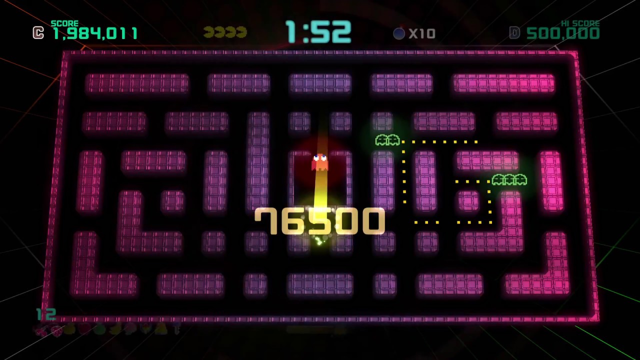 PAC-MAN™ CHAMPIONSHIP EDITION 2 \ Gameplay - Score Attack 10 Spiral ...