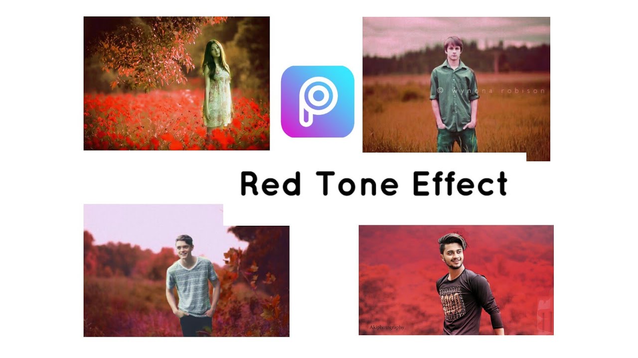 Red tone effect in picsart_PicsArt editing tutorial_red tone__editing ...