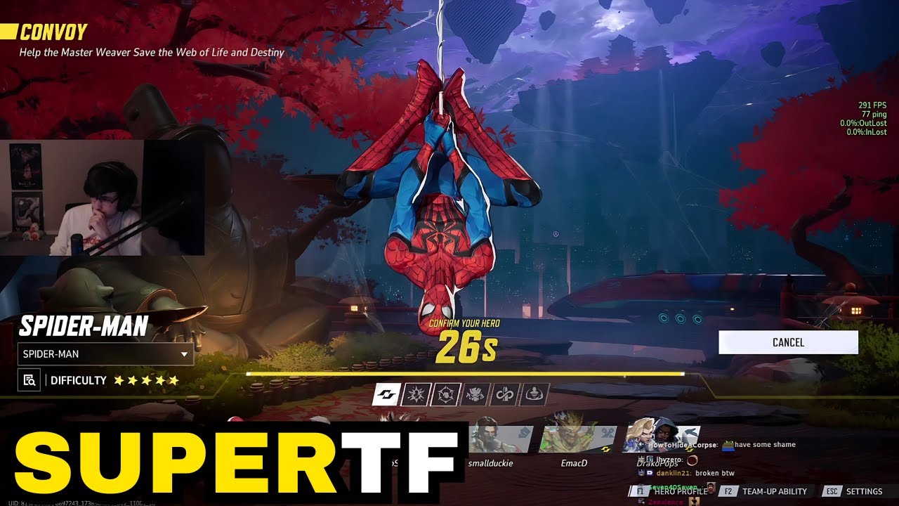 "PLAT MOMENT" SuperTF SPIDER MAN + MAGIK GAMEPLAY MARVEL RIVALS SEASON ...