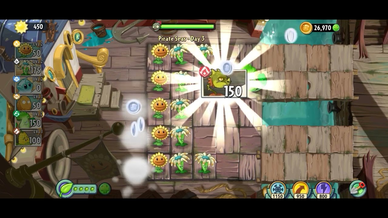 plants Vs zombies 2 \gameplay| pvz2|pirate seas - YouTube
