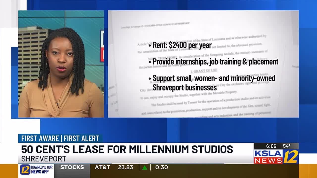 A look at 50 Cent's lease for Millenium Studios in Shreveport - YouTube