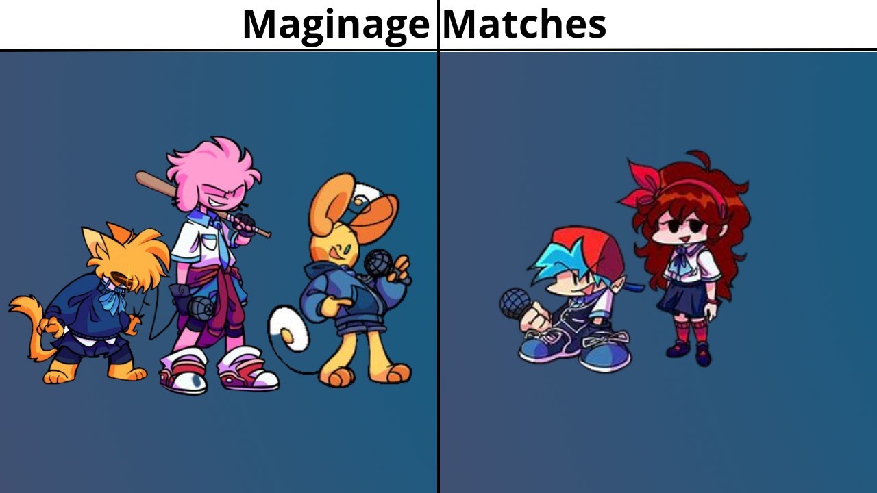 Maginage Matches fnf - YouTube