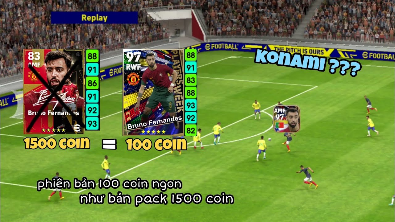 [TEST PLAYER]: Bruno Fernandes giá 100 coin nhưng nó lạ lắm | Efootball ...