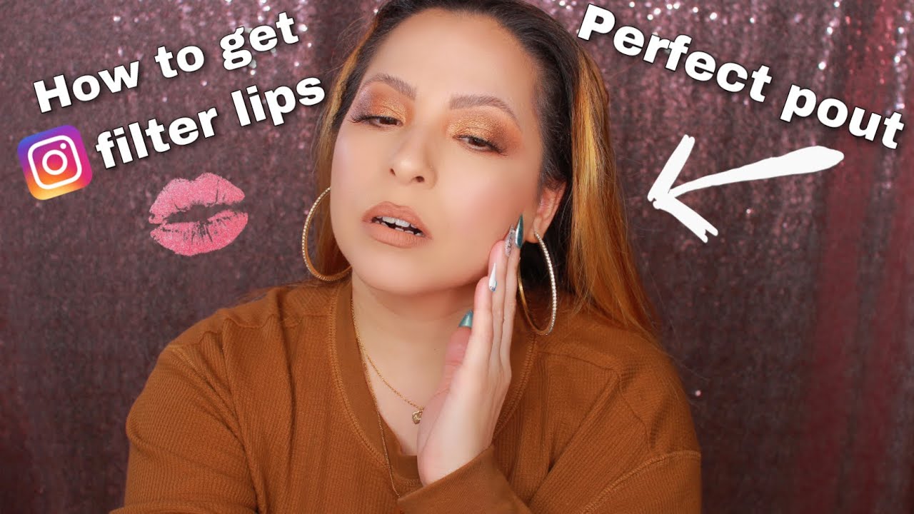 HOW TO GET INSTAGRAM FILTER LIPS| NEW TREND!| STEP BY STEP| Troubled ...