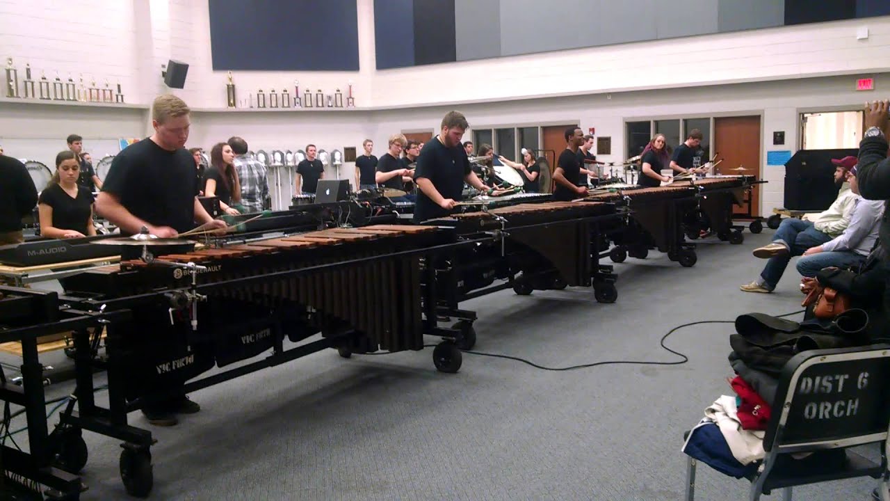 Palmetto Percussion 2015 Front Ensemble Jan. 31st - YouTube