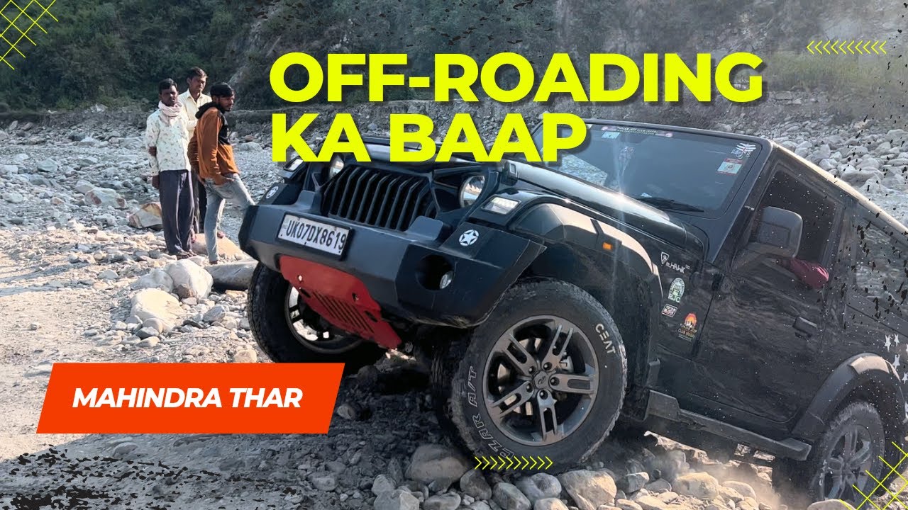 Thar the real baap of Off-roading | Driving thar in extreme off-road ...