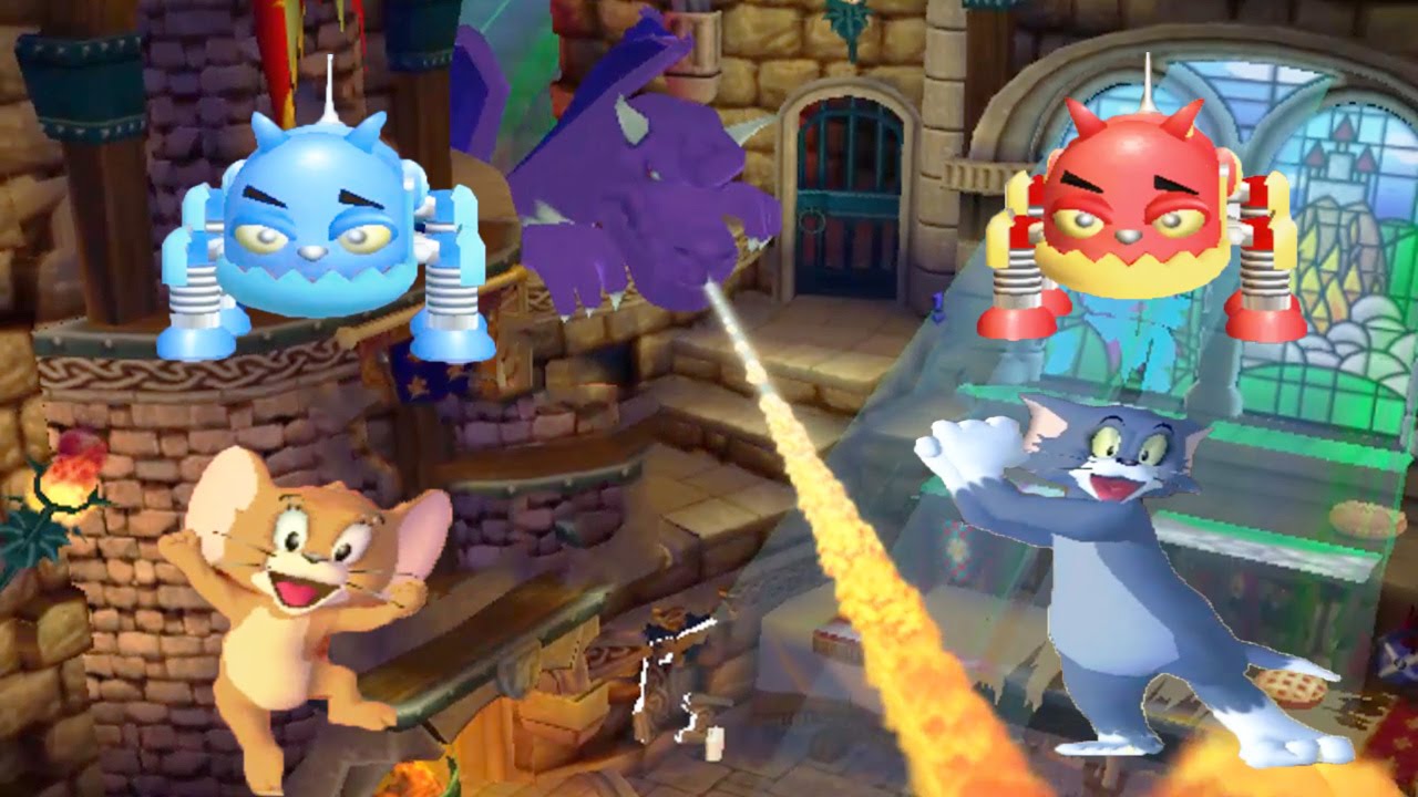 Tom And Jerry Movie Game TV Funny Game Robot Cat Tom Jerry Lion - YouTube