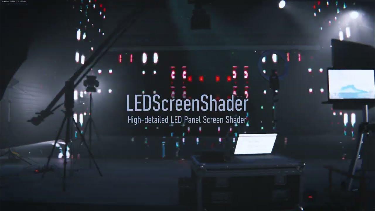 Highly-Detailed LED Panel Screen Shader for Unity URP and HDRP - YouTube