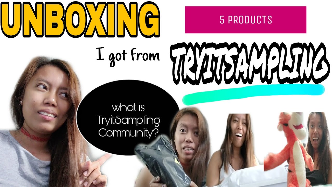 What is TryitSampling Community | UNBOXING 5 AMAZING PRODUCTS FROM THEM ...